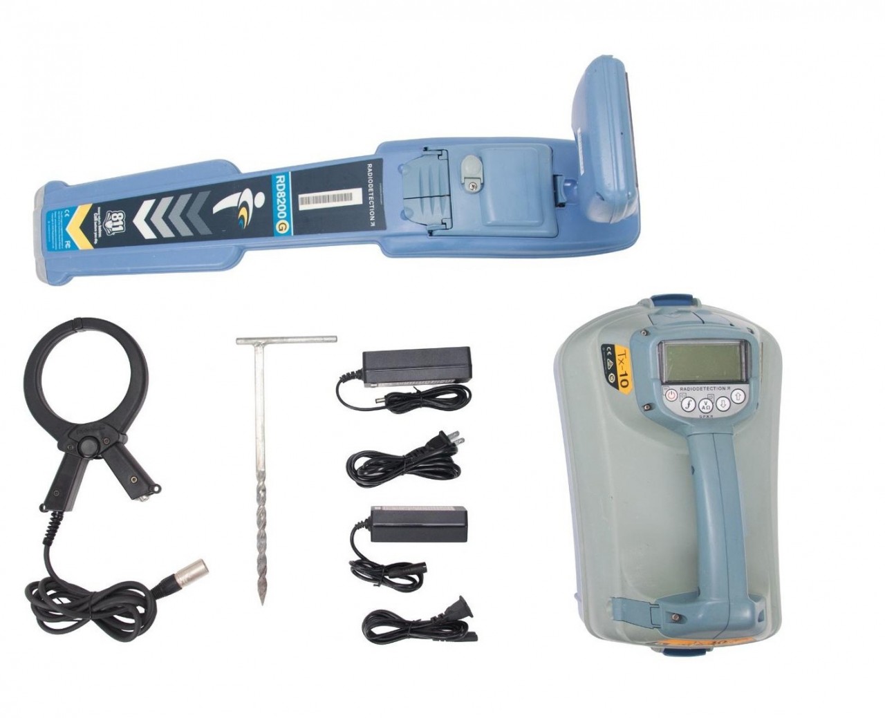 Radiodetection RD8200 Cable and Pipe Locator Wand w TX10 Transmitter ...